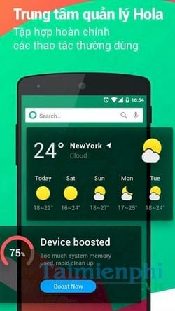 Hola Launcher cho Android, Oppo, HTC, Zenfone, LG, thay đổi giao diện