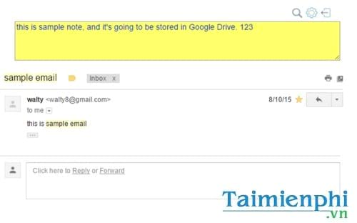 Download Simple Gmail Notes for Chrome - Thêm ghi chú vào Gmail -taimi