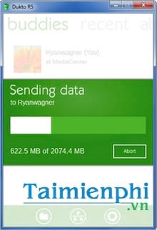Download Dukto R6 - Phần mềm chia sẻ file qua mạng LAN -taimienphi.vn