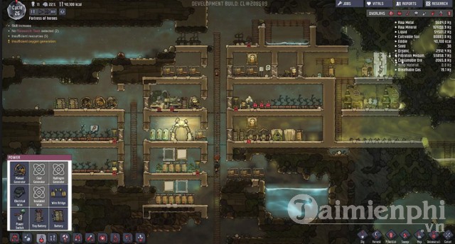 Download Oxygen Not Included cho PC - Game sinh tồn sử dụng oxy để sốn