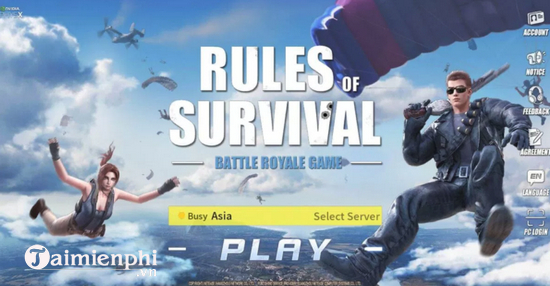ROS Mobile - Rules Of Survival Mobile, game sinh tồn cho mobile -taimi