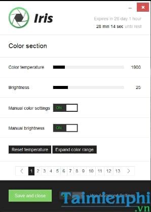 Download Iris Mini Pro Giveaway - Chỉnh màu màn hình máy tính bảo vệ m