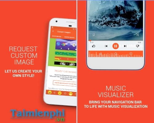 Navbar Apps cho Android - Tùy chỉnh, thay đổi màu sắc Navigation cho d