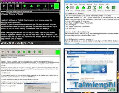 Download WebbIE 4.0 - Trình duyệt nâng cao -taimienphi.vn