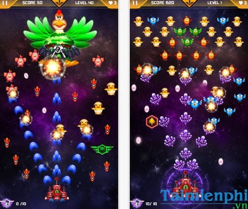 Download Bắn gà vũ trụ cho iPhone 1.1 - Game bắn gà hấp dẫn trên di độ