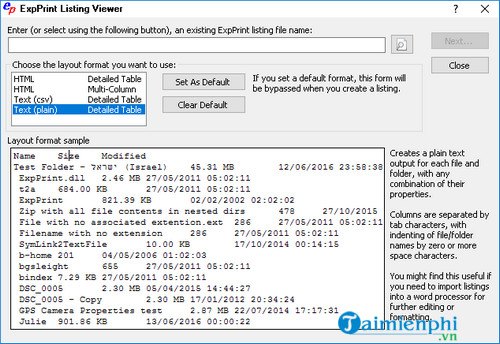 Download ExpPrint 6.6.6.0 - Tiện ích tìm kiếm file nhanh chóng và hiệ