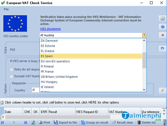 Download European VAT Check Service 3.4.1 - Tra cứu VAT nhanh chóng ch