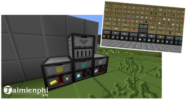 Download Storage Drawers Mod Mới nhất - Mở rộng kho lưu trữ item trong
