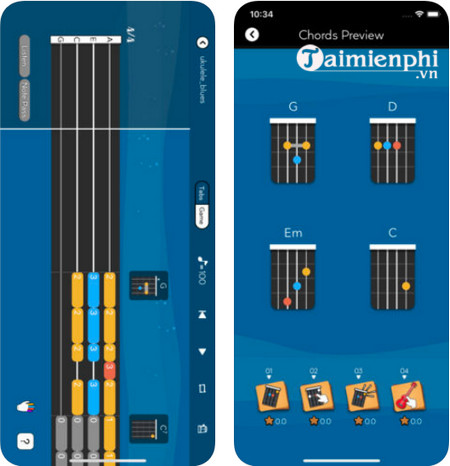 Download Tunefor Ukulele cho iPhone - Ứng dụng chỉnh dây đàn Ukulele h