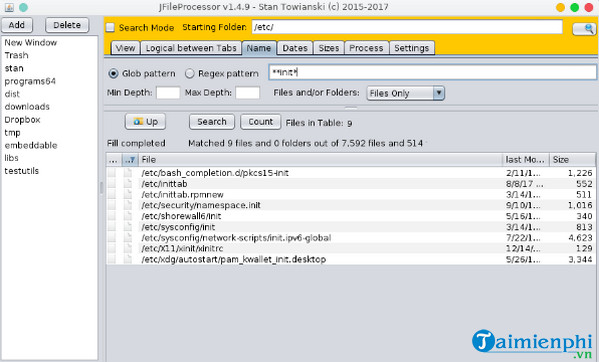 Download JFileProcessor 2.4.1 - Quản lý file dữ liệu -taimienphi.vn