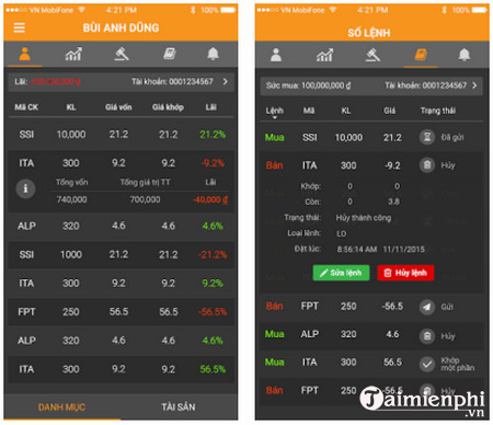 VNDIRECT, ứng dụng cung cấp thông tin thị trường chứng khoán -taimienp