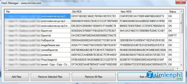 MD5 Hash Change - Chỉnh sửa mã MD5 cho video Youtube -taimienphi.vn