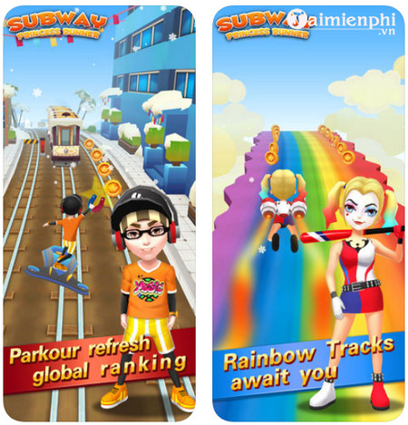 Download Subway Princess Runner cho Android - Game chạy bất tận cùng c
