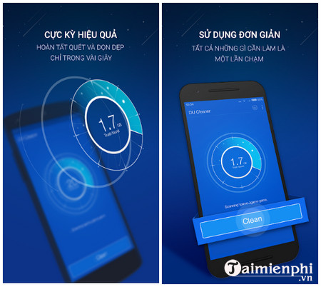 Tải DU Cleaner, ứng dụng dọn rác tăng tốc cho di động -taimienphi.vn