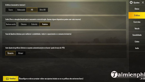 Tải Graphics Tool for PUBG, điều chỉnh đồ họa khi chơi game PUBG Mobil