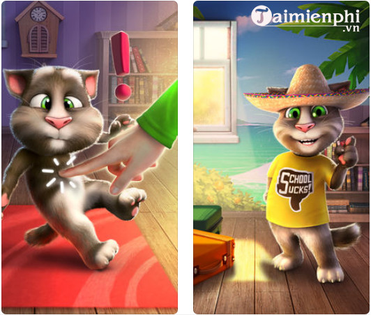 Download Talking Tom Cat 2 cho iPhone - Trò chuyện và vui chơi với mèo