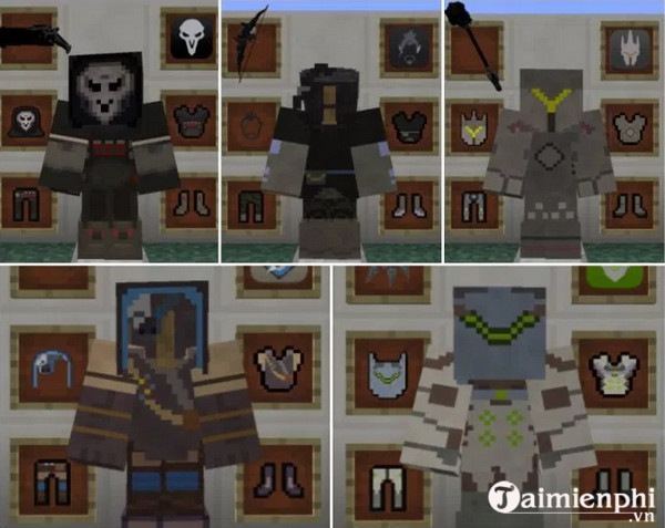Tải Minewatch Mod - Mod nhân vật, vũ khí Overwatch vào Minecraft -taim