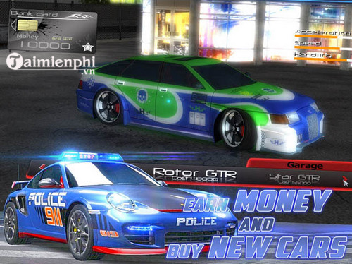 Download Street Racers Vs Police 1.86 - Game đua xe cảnh sát cho PC -t