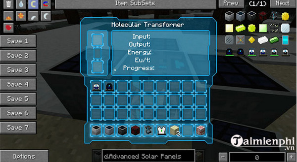 Tải Advanced Solar Panels Mod thêm tấm năng lượng pin mặt trời -taimie