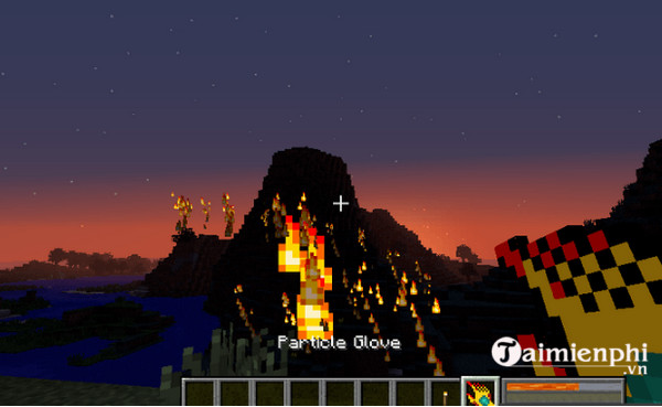 Download Particle Man Mod Mới nhất - Mod găng tay ma thuật cho Mincraf