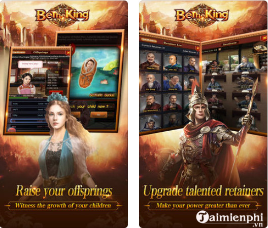 Tải Be The King, game nhập vai nhà vua cho Android, iPhone -taimienphi