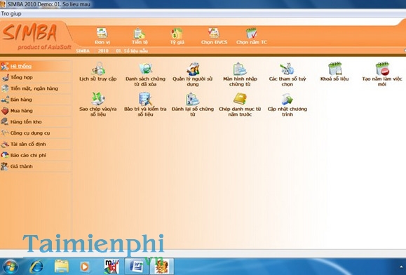 Download Simba Accounting 3.4 - Kế toán sản xuất kinh doanh -taimienph