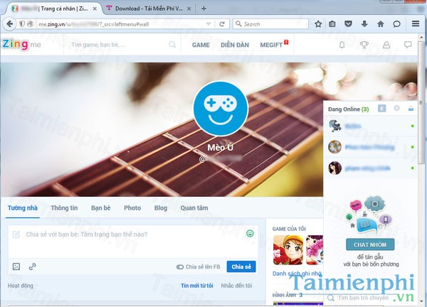 Download Zing Me (Online) - Mạng xã hội phổ biến tại Việt Nam -taimien