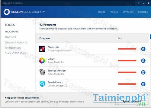 Download Reason Core Security 3.2.0.4 - Diệt virus, bảo vệ máy tính hi