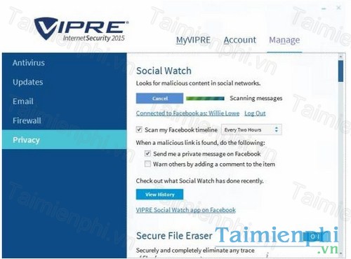 Download VIPRE Internet Security 2016 9.5.1.4 - Diệt virus, bảo vệ máy