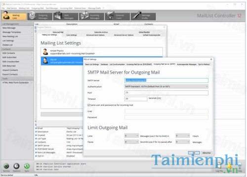 Download MailList Controller 13.2 - Gửi mail hàng loạt trên máy tính