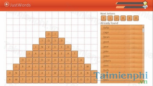 Download Just Words Online - Game nối từ trên Windows 8 -taimienphi.vn