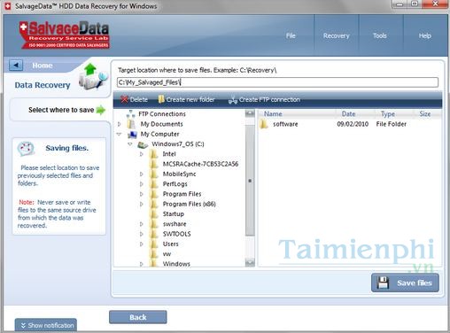 Download Salvage Data Recovery 2016 - Khôi phục dữ liệu trên máy tính