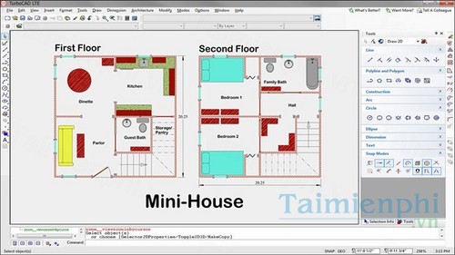 Download TurboCAD LTE 7.0 Build 17.1 - Vẽ thiết kế kỹ thuật, đồ họa 2D