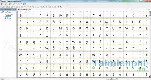 Download Font Type Master 1.5 - Chỉnh sửa và chuyển đổi font chữ -taim