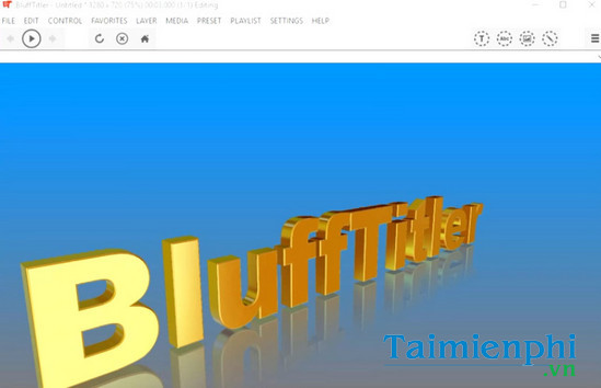 Download BluffTitler 15.8.1.9 - Tạo và xử lý video chuyên nghiệp, gọn