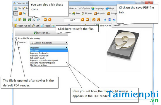 Download CAD KAS PDF Editor 5.5 64bit - Chỉnh sửa PDF thực tế, chuyên