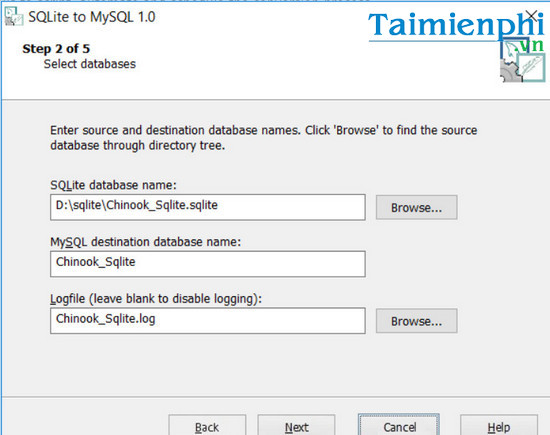 Download SQLite to MySQL 1.0 - Chuyển đổi dữ liệu SQLite sang MySQL mạ