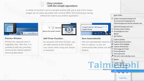 Download SnapCrab for Windows - Phần mềm chụp ảnh màn hình -taimienphi