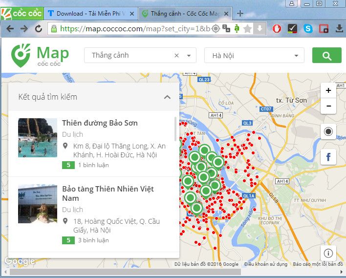 Cốc Cốc Map - CocCoc Map, Coc Coc map, bản đồ cho người Việt -taimienp