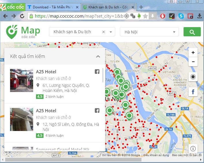 Cốc Cốc Map - CocCoc Map, Coc Coc map, bản đồ cho người Việt -taimienp