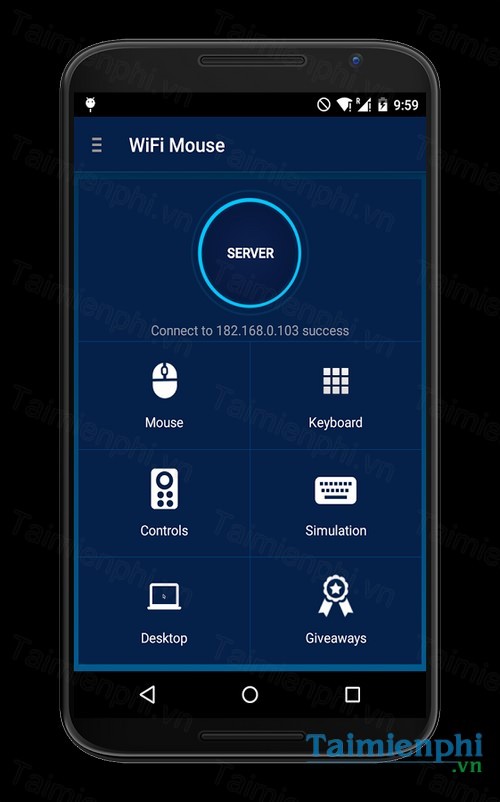 Download Wifi Mouse (Mouse server) - Biến điện thoại trở thành chuột m