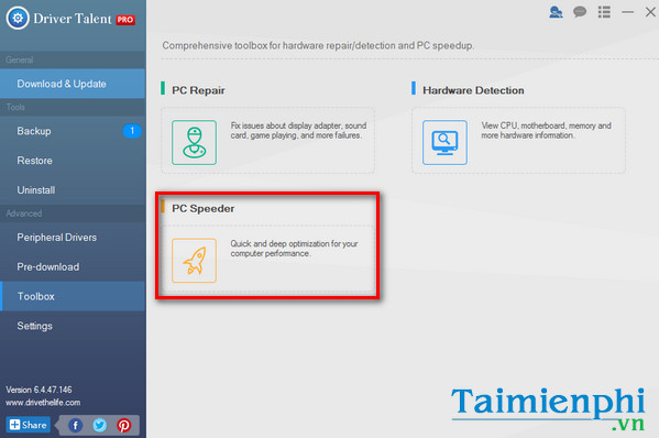 Download Driver Talent 8.1.0.8 - Tải, cập nhật và sửa chữa driver -tai