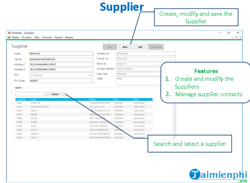 Cashier Point - Phần mềm quản lý bán hàng trên PC -taimienphi.vn