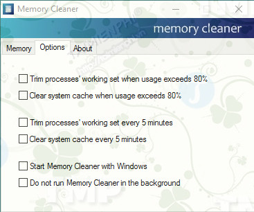 Tải Memory Cleaner - Công cụ tối ưu hoá bộ nhớ RAM máy tính -taimienph