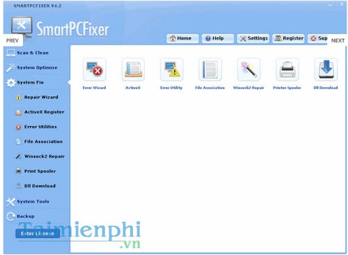 Download SmartPCFixer 5.3 - Tối ưu hóa hệ thống Windows với nhiều tính