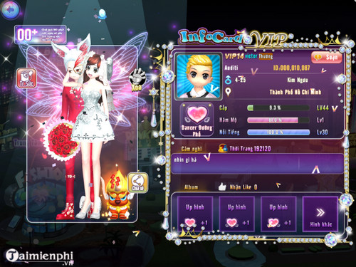 Au Mobile VNG cho Android, iPhone - Game âm nhạc, thời trạng, vũ đạo