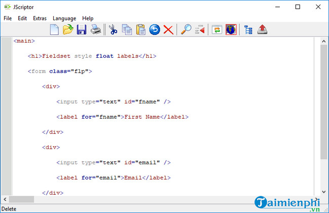 Download JScriptor 2.6.3.5 - Trình biên soạn JavaScript hiệu quả nhất