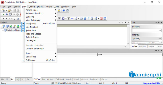 Download CodeLobster PHP Edition 5.15 - Lập trình Web ngôn ngữ PHP, HT