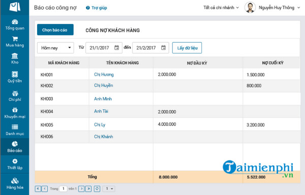 Download MShopKeeper Demo 1.0 - Quản lý bán hàng thời trang, thu chi,
