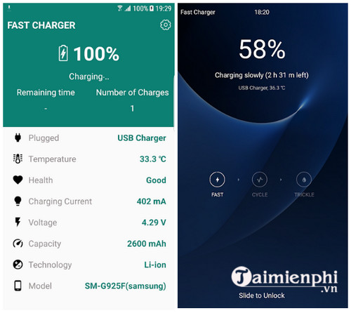 Tải Fast Charger - App sạc nhanh, tăng tốc sạc cho điện thoại Android